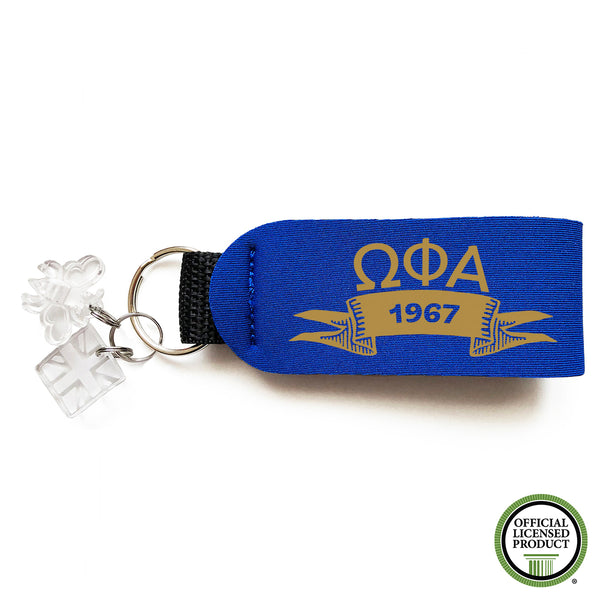 Omega Phi Alpha Keychain - Neoprene Loop | Brit and Bee