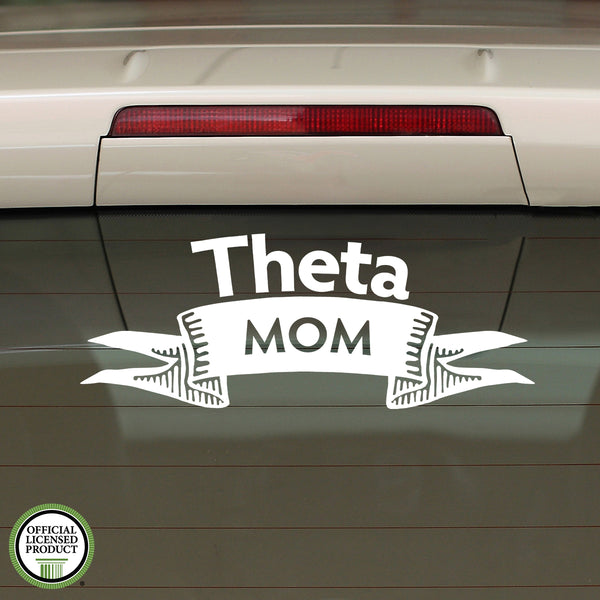Kappa Alpha Theta Decal - Sorority Ribbon Mom | Brit and Bee
